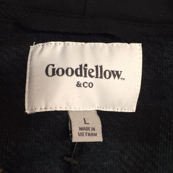 Good fellow and CO | Jackets & Coats | Nbw Goodfellow Zip Up Hooded ...